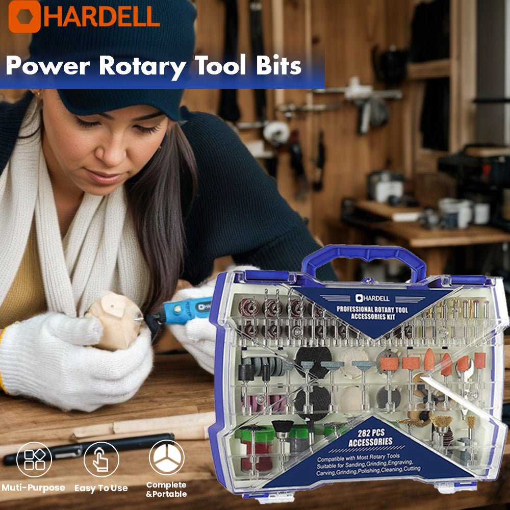 HDTB9020 282 Pcs Power Rotary Tool Bits | Hardell